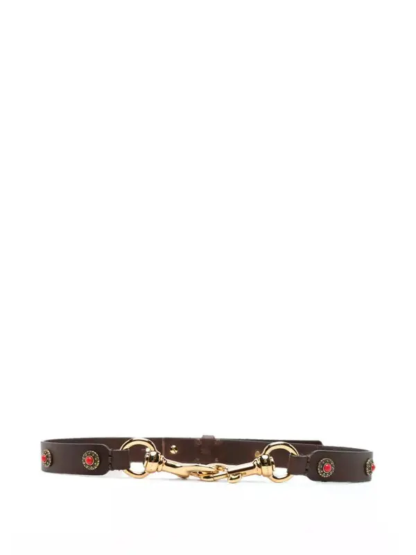 Etro Stud-embellished Belt - Brown