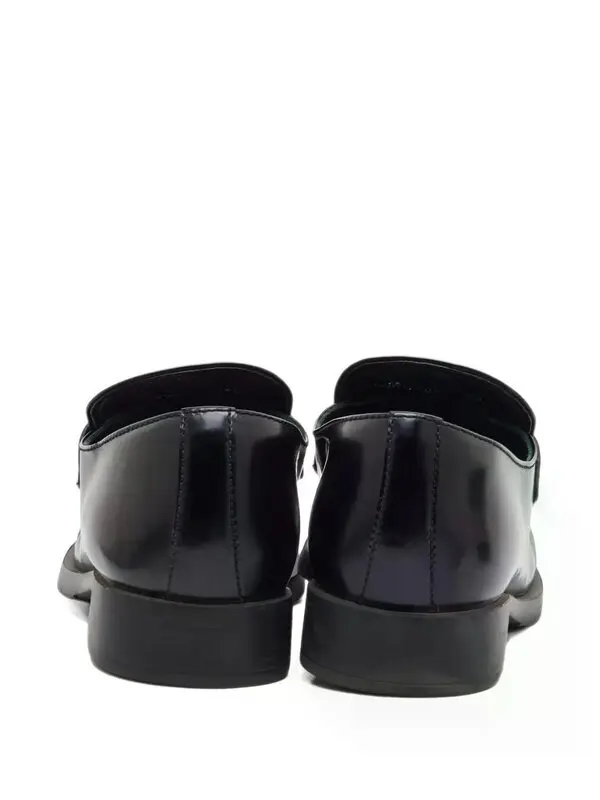 Prada Triangle Logo Plaque Loafers