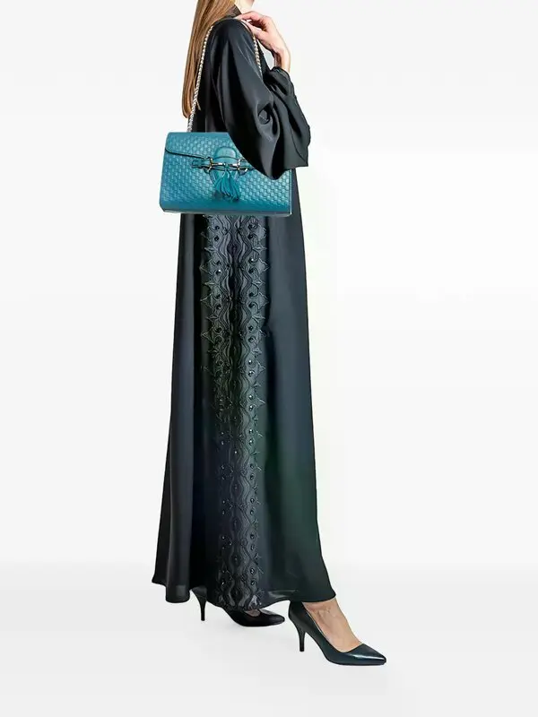 Gucci Medium Emily Tassel-detail Shoulder Bag - Blue