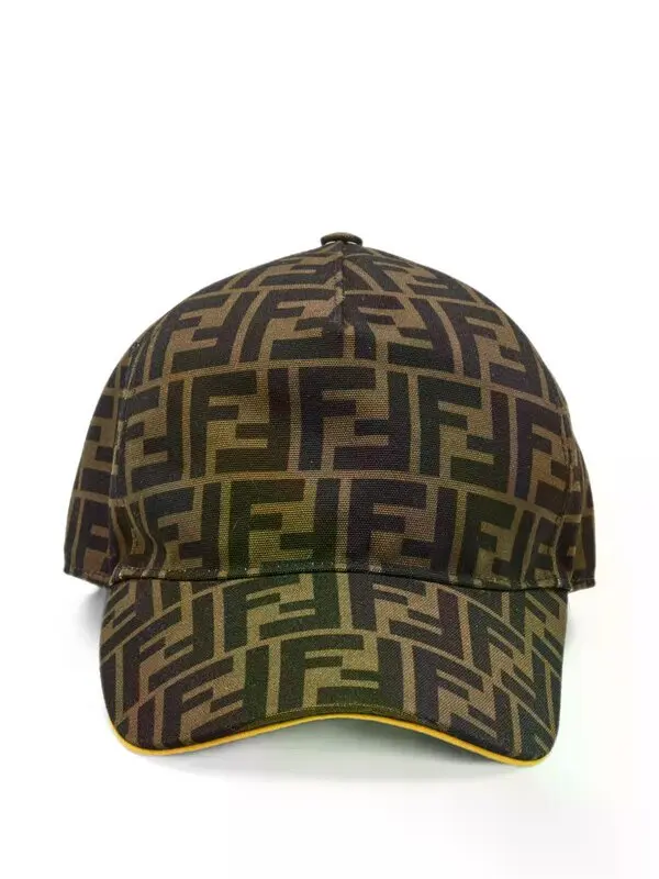 Fendi Zucca Pattern Baseball Cap