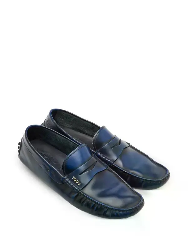 TOD'S Brushed Leather Loafers