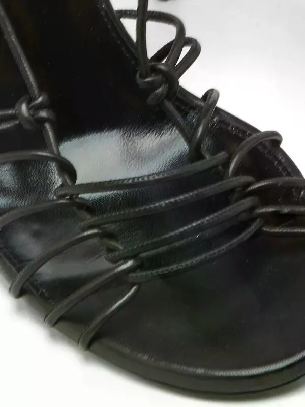 Saint Laurent Babylone Knotted Heeled Sandals