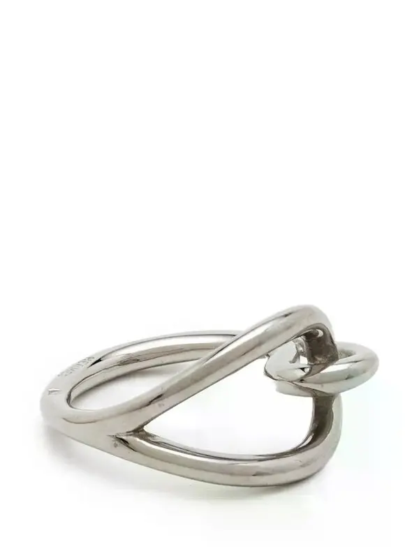 Hermès Jumbo Hook Scarf Ring - Silver