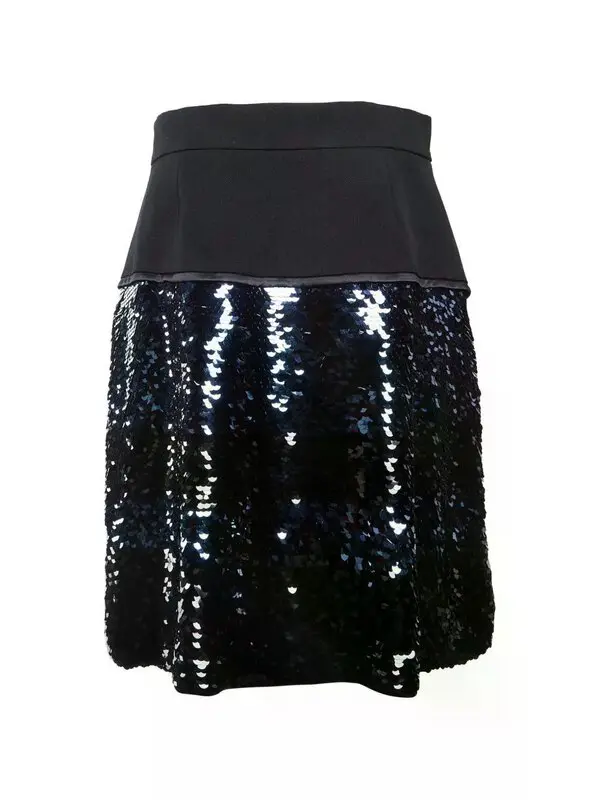 LOUIS VUITTON Sequin A-line Mini Skirt