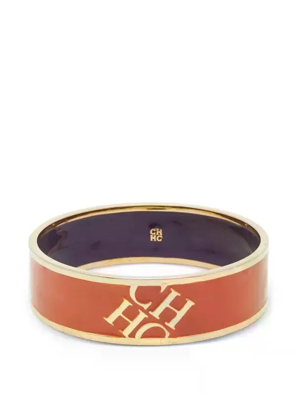 Carolina Herrera Tone Enamel Ch Bracelet - Gold