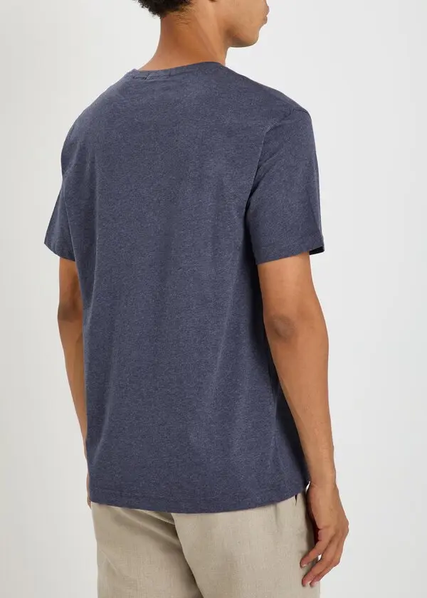 Gant Logo-embroidered Cotton T-shirt