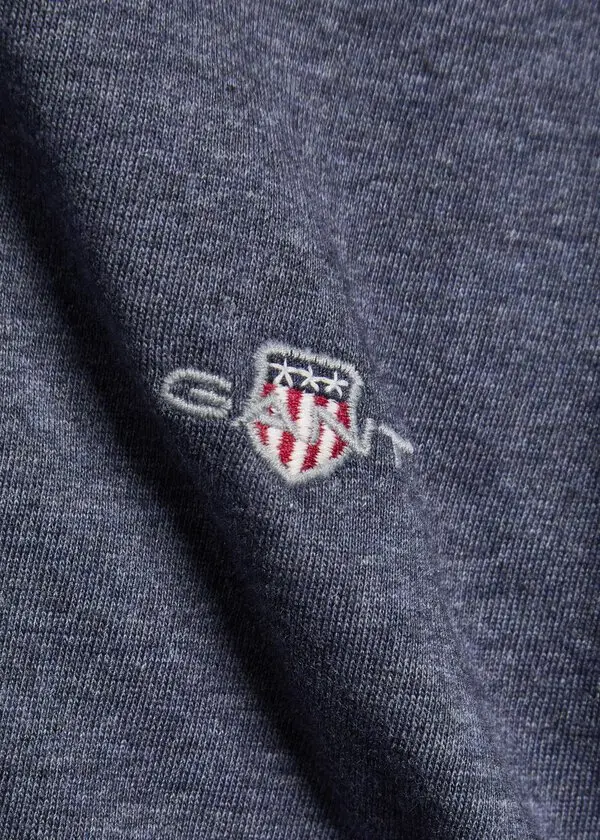 Gant Logo-embroidered Cotton T-shirt