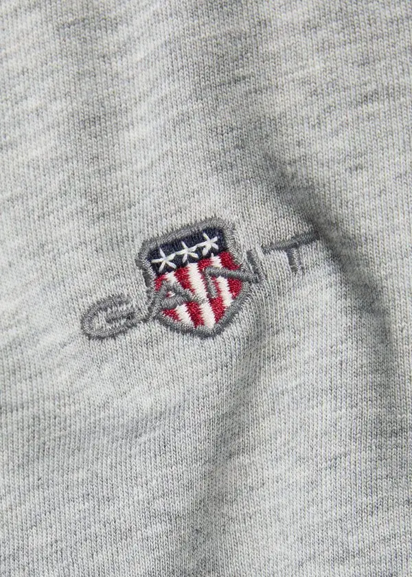 Gant Logo-embroidered Cotton T-shirt