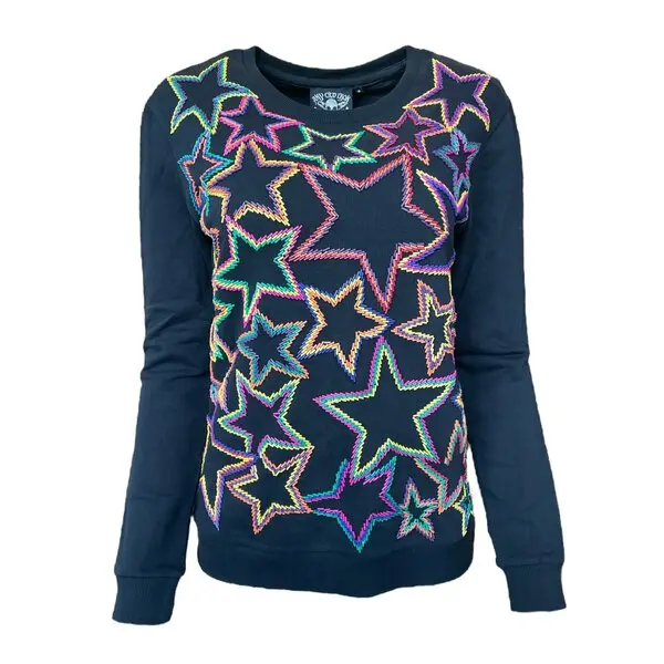 ANY OLD IRON Hand-beaded Star Sweatshirt
