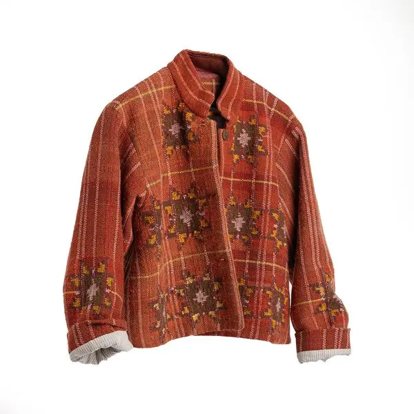 CHARKHA & LOOM Mirach Short Jacket Madder