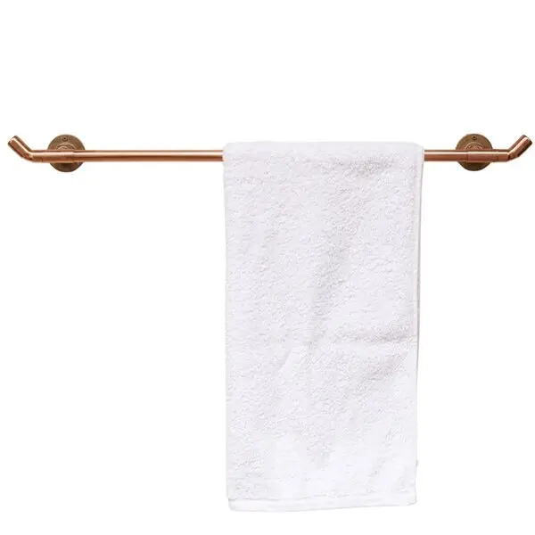 ANATOLIACRAFT Neutrals Solid Copper Wall-mounted Towel Rail