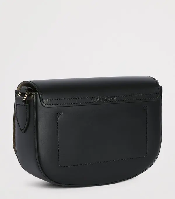 Longchamp Small Leather Épure Cross-body Bag - Black
