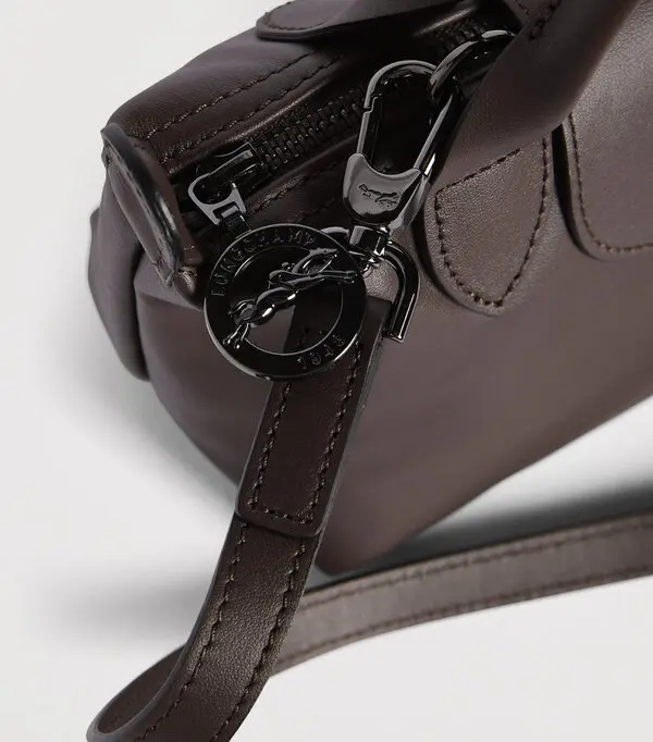Longchamp Le Pliage Xtra Leather Pouch - Brown