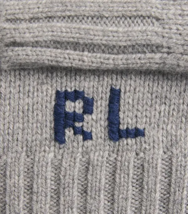 Polo Ralph Lauren Wool-cashmere Polo Bear Crew Neck Sweater