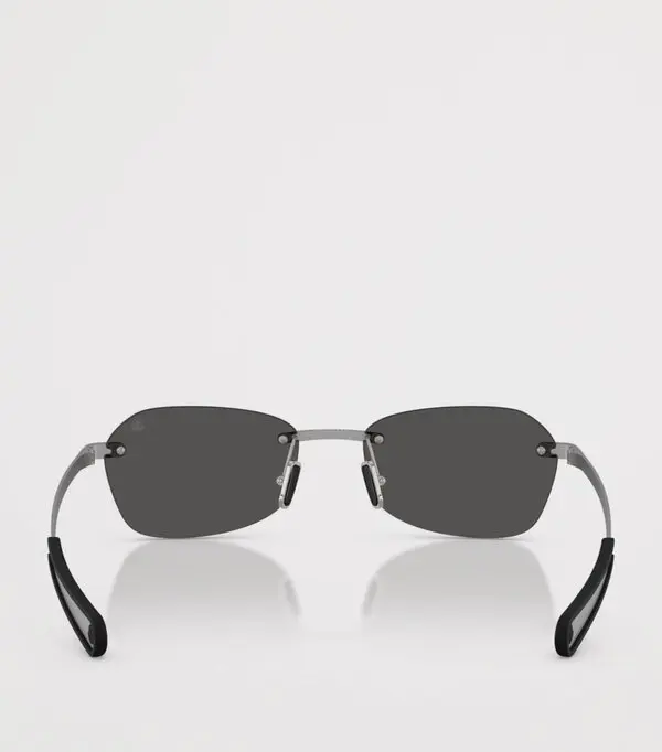 Moncler Orris Irregular Rectangle Sunglasses