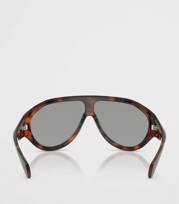 Moncler Tortoiseshell Aviator Sunglasses