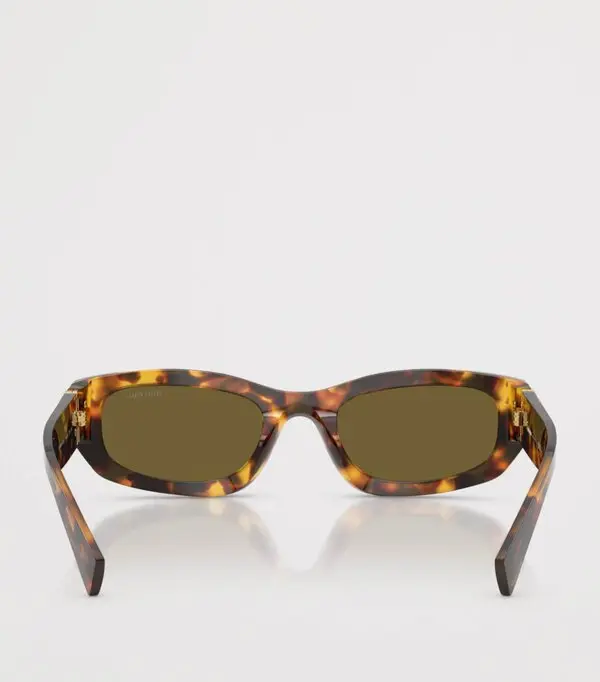 Miu Miu Tortoiseshell Rectangle Sunglasses