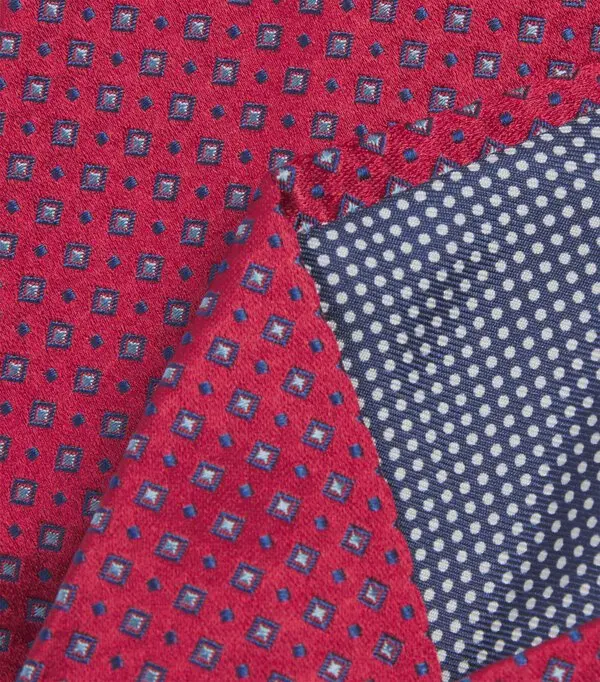 Eton Silk Geometric Tie