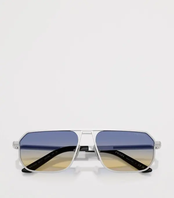 Prada Steel Pillow Sunglasses