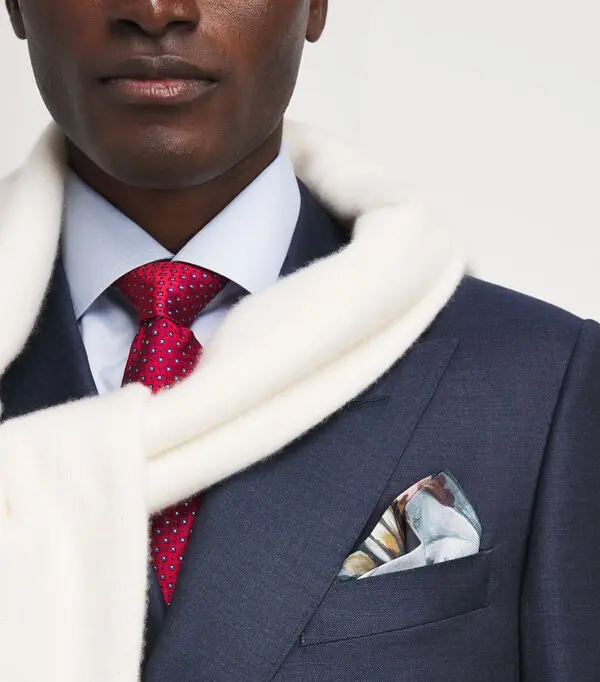 Eton Silk Portrait Pocket Square