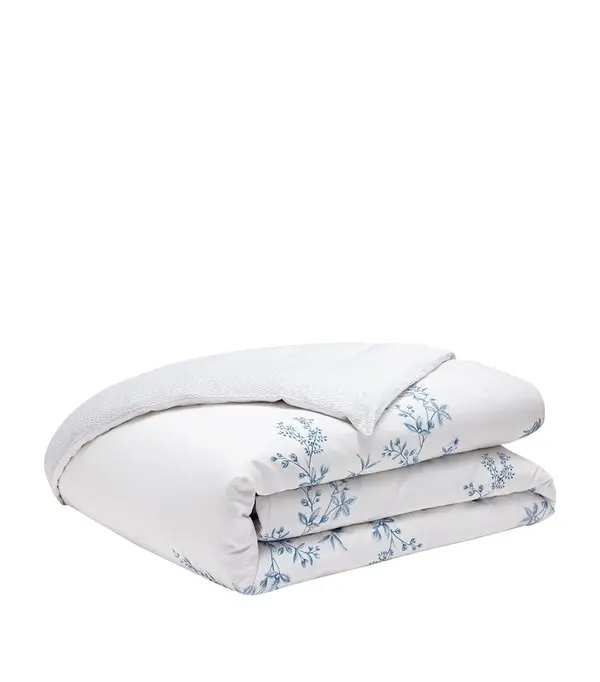 ALEXANDRE TURPAULT Organic Cotton Amboise King Duvet Cover - Blue