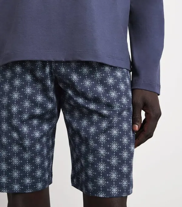Hanro Celestial Sky Print Night & Day Shorts