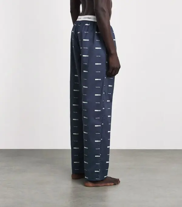 Calvin Klein Cotton Poplin Logo Pyjama Bottoms