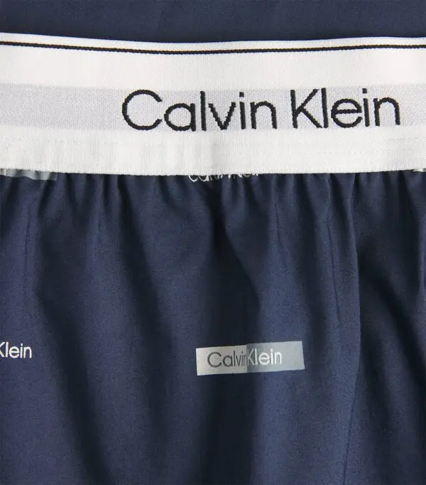 Calvin Klein Cotton Poplin Logo Pyjama Bottoms