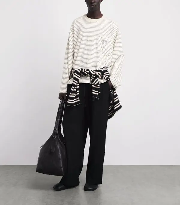 SONG FOR THE MUTE Stripe Long-sleeve T-shirt
