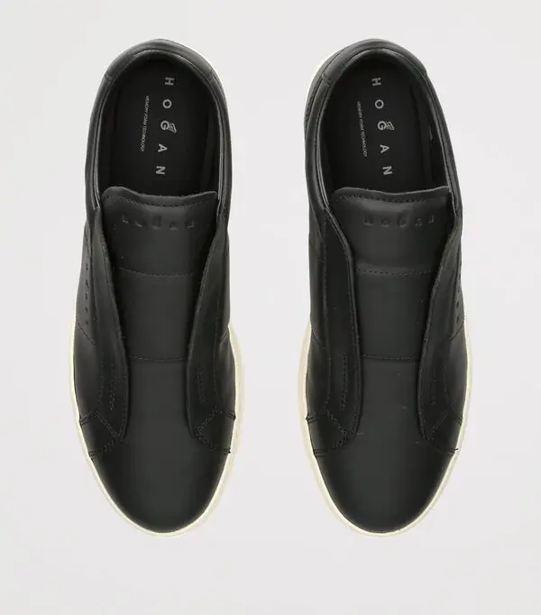 Hogan Leather H668 Slip-on Sneakers