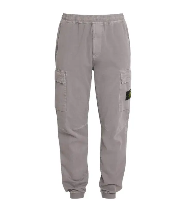 Stone Island Stretch-cotton Cargo Trousers
