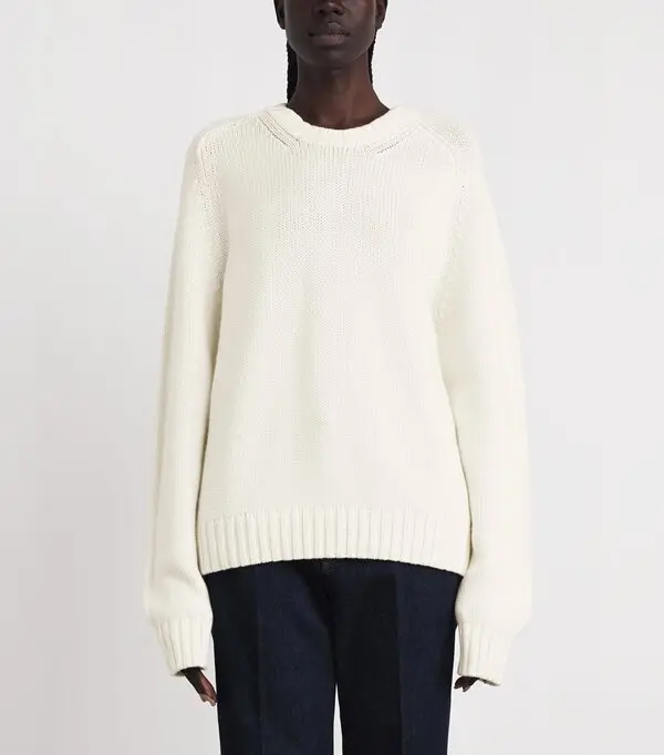 Khaite The Mae Cashmere Sweater - Ivory