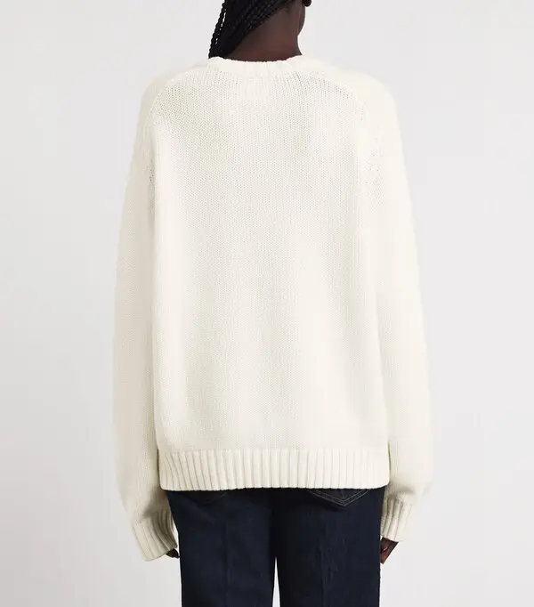 Khaite The Mae Cashmere Sweater - Ivory