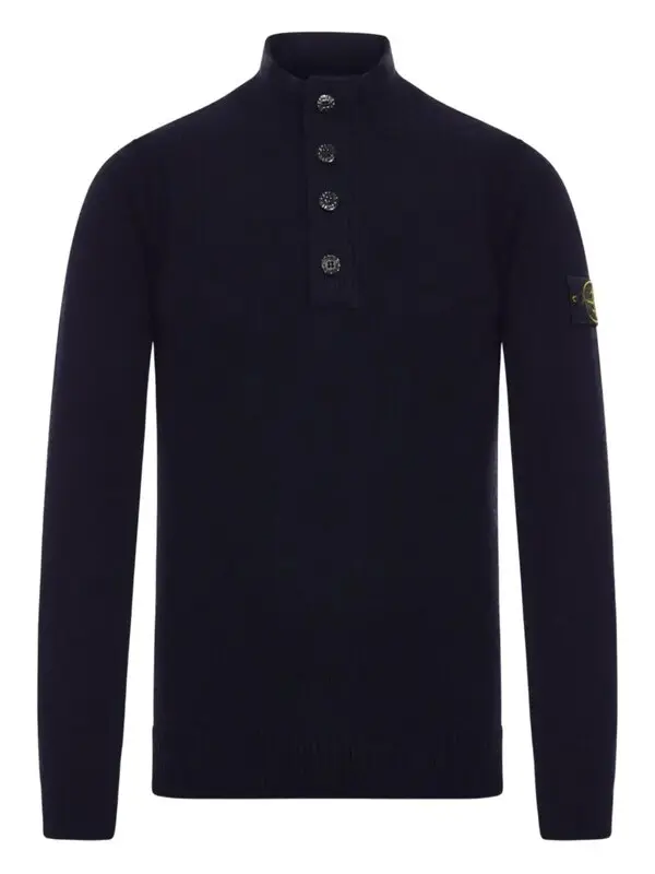 Stone Island Wool Turtle-neck Sweater