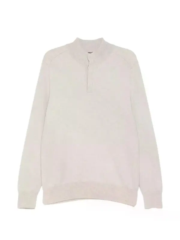 N.peal Half-button Sweater
