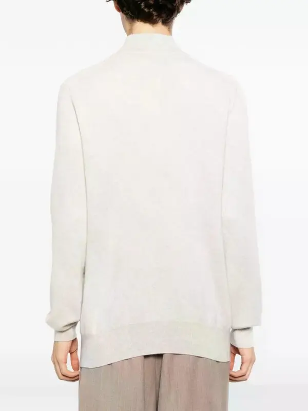 N.peal Half-button Sweater