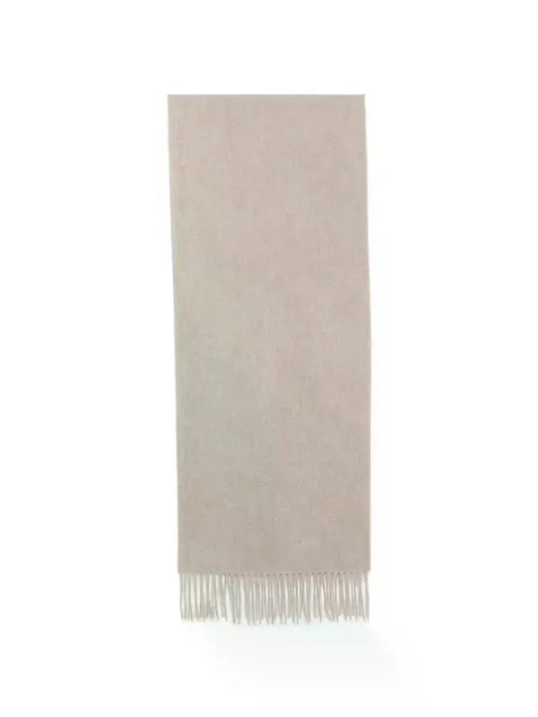 N.peal Fringed Woven Scarf