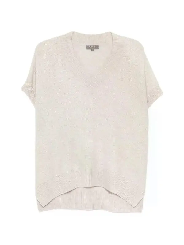 N.peal Sleeveless V-neck Top