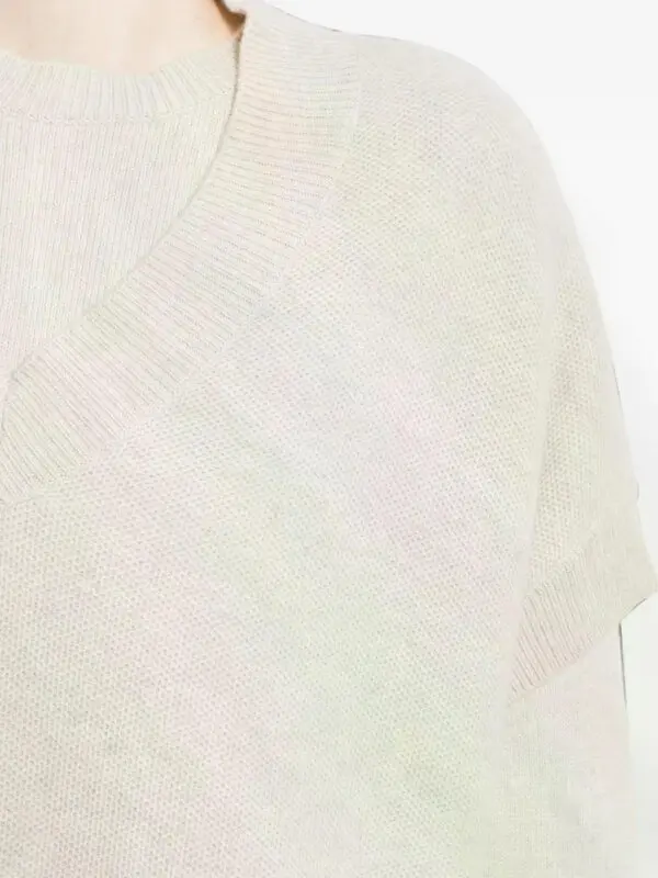 N.peal Sleeveless V-neck Top