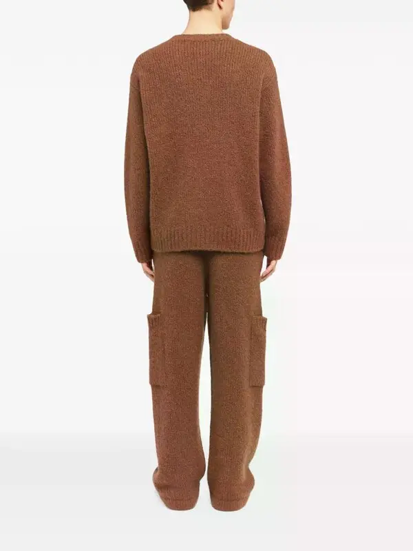 Alanui Rib-stitched Crew-neck Sweater