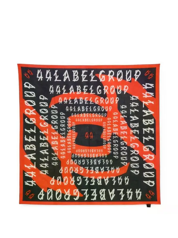 44 LABEL GROUP Logo-print Cotton Scarf