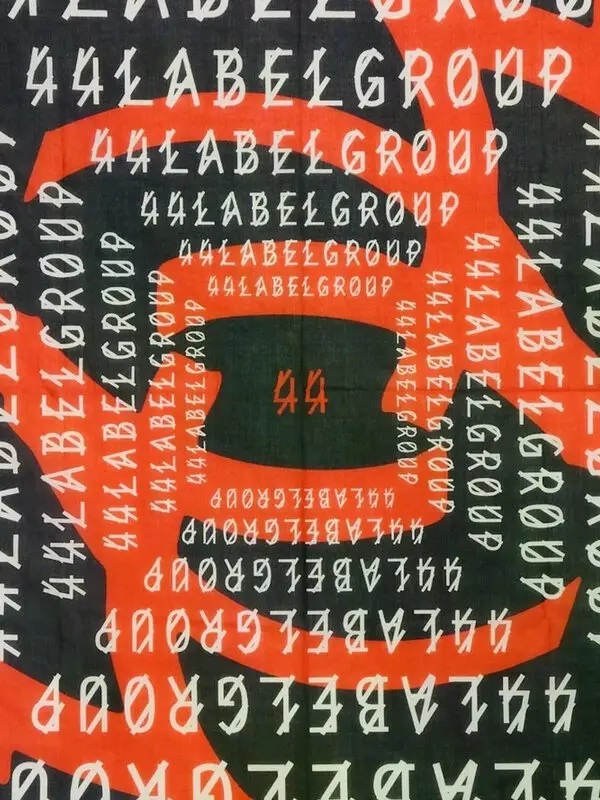 44 LABEL GROUP Logo-print Cotton Scarf