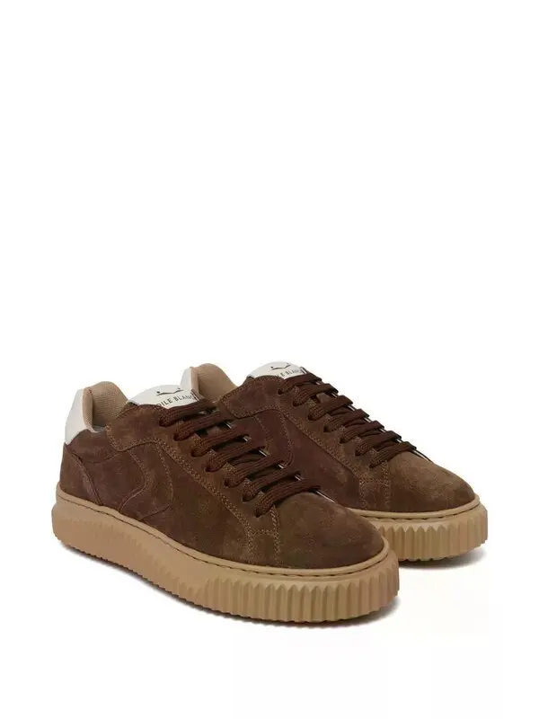 VOILE BLANCHE Suede Platform Sneakers