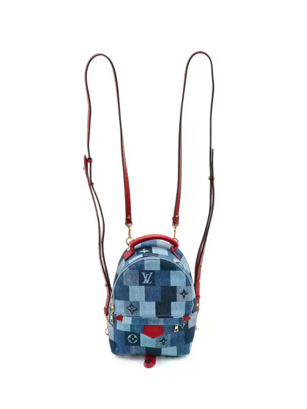 LOUIS VUITTON 2020 Palm Springs Mini Patchwork Backpack