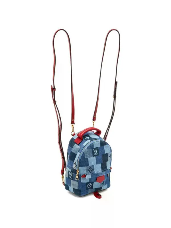 LOUIS VUITTON 2020 Palm Springs Mini Patchwork Backpack