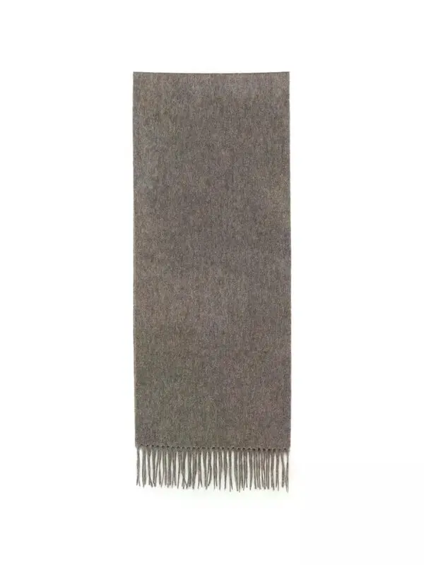 N.peal Fringed Woven Scarf