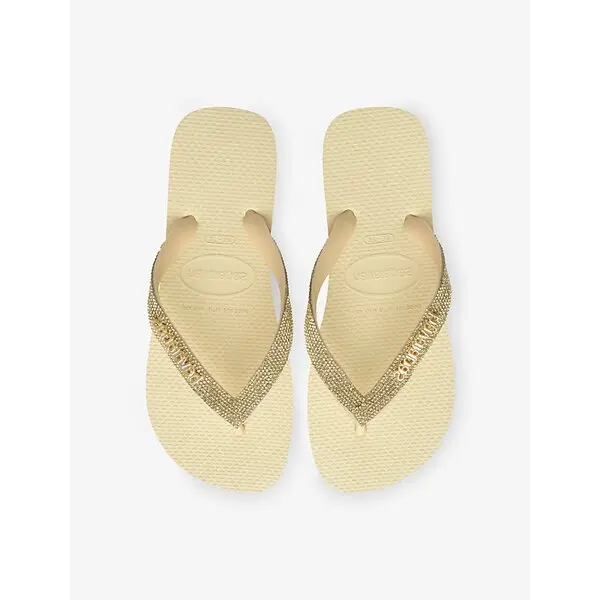 Havaianas Top Glitter Rubber Flip-flops