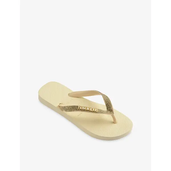 Havaianas Top Glitter Rubber Flip-flops