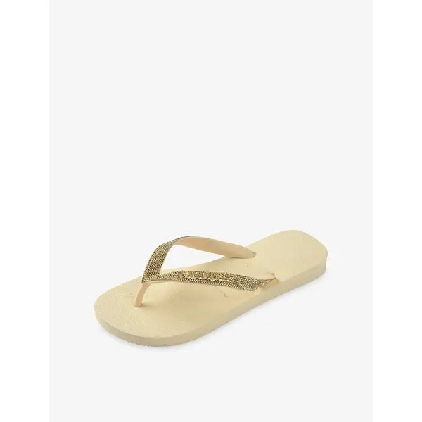 Havaianas Top Glitter Rubber Flip-flops