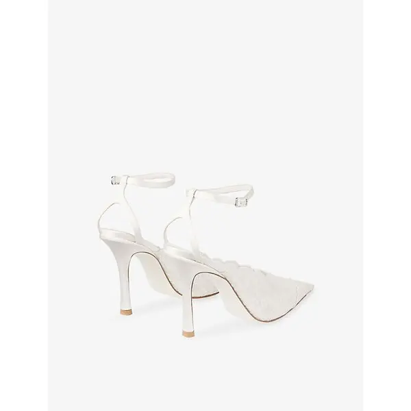 JIMMY CHOO Faiz 100 Lace Heeled Courts